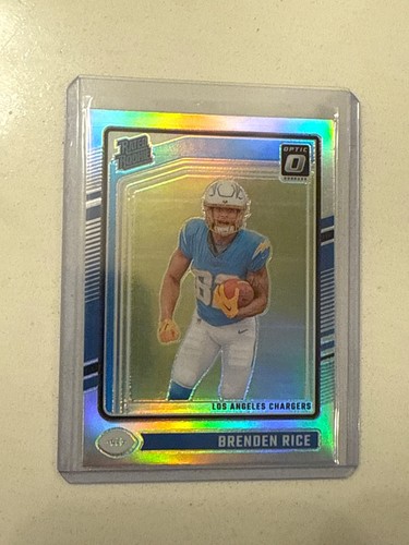 2024 Donruss Optic Brenden Rice Silver Holo Prizm Rated Rookie Card RC ...