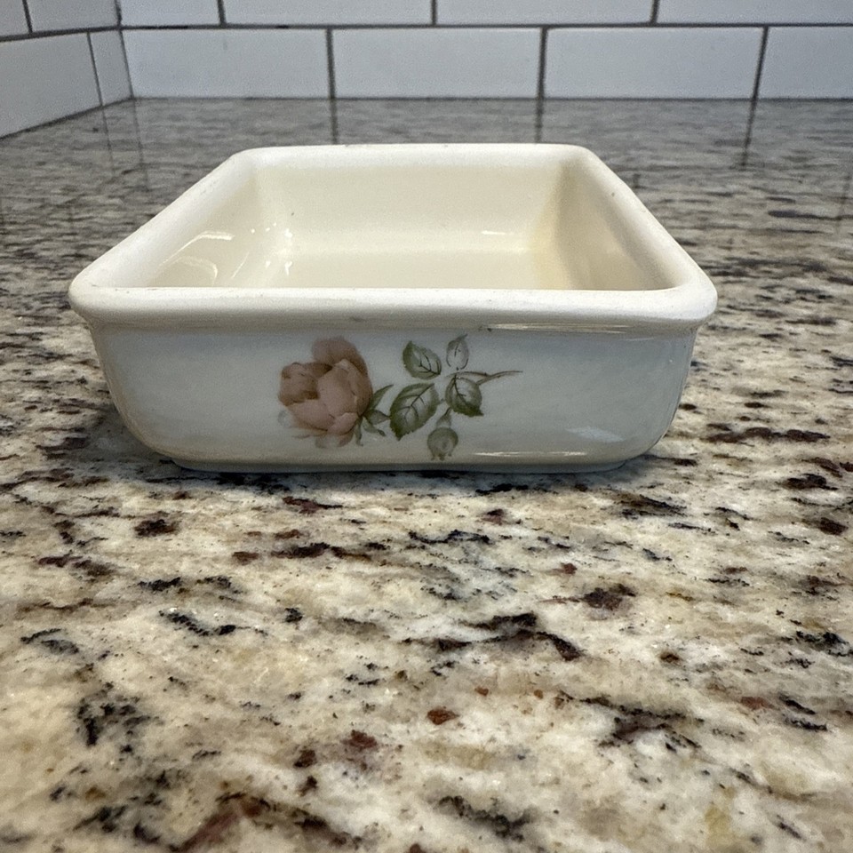 Vintage Johann Haviland Bavaria Germany Moss Rose Trinket Box/Soap Dish ...