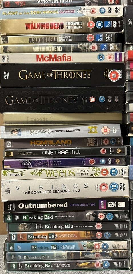 TV Series Bundle Job Lot Collection Box Sets BBC, HBO, ABC, ITV Etc ...