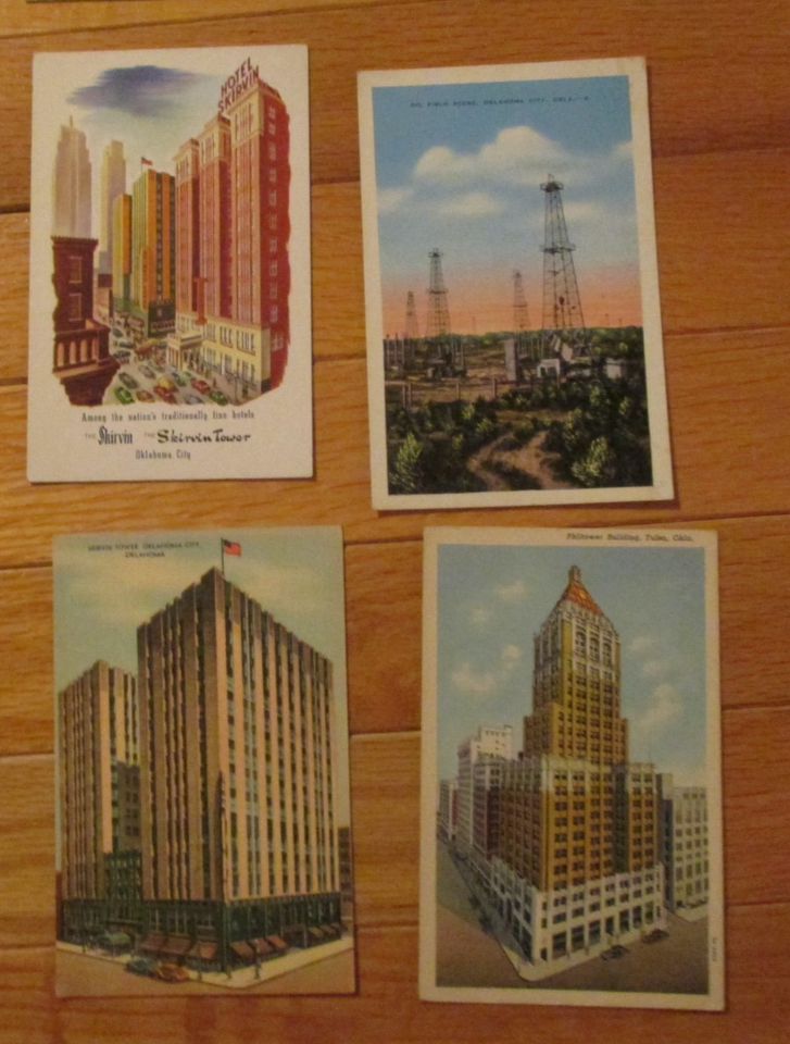 Oklahoma Postcard lot 48 cards Linen Pre Linen Postcards OK lot 187 | eBay