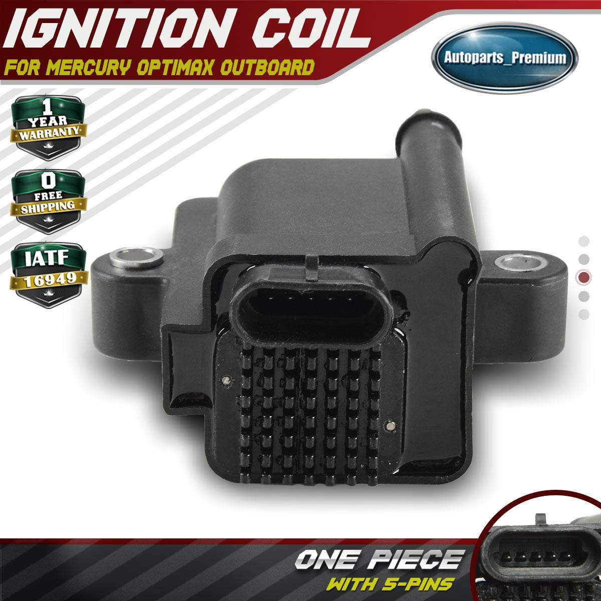 Ignition Coil w/ 5 Pins for Mercury Optimax Outboard 339-8M0077473 339 ...