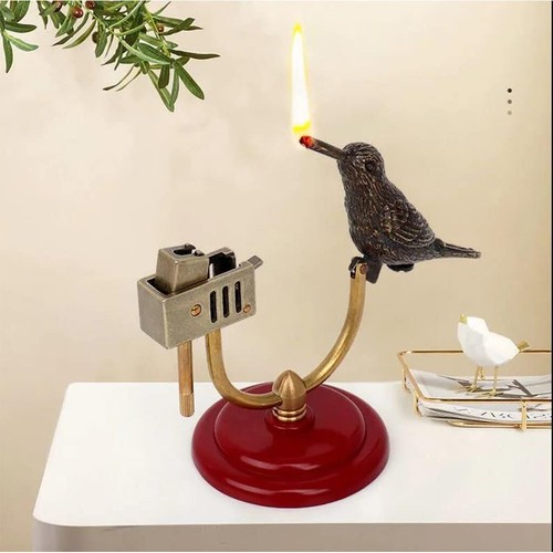 Retro Lighter Copper Vintage Bird Kerosene Lighters Men Antique ...