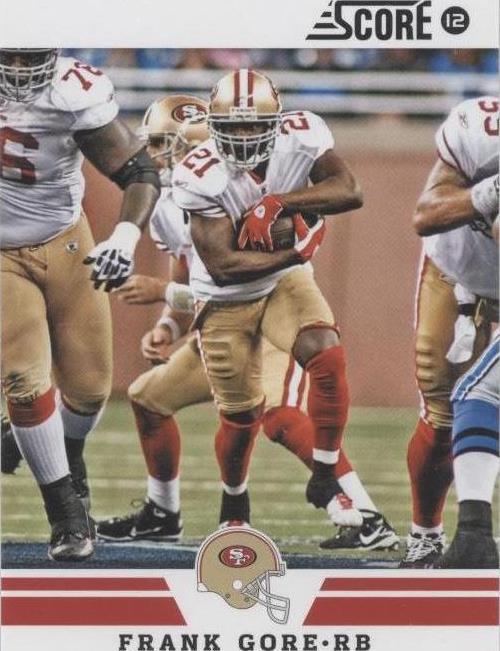 2012 Score Frank Gore #14 for sale | eBay