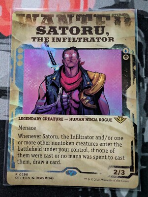Satoru, the Infiltrator (Showcase) Outlaws of Thunder Junction Foil ...