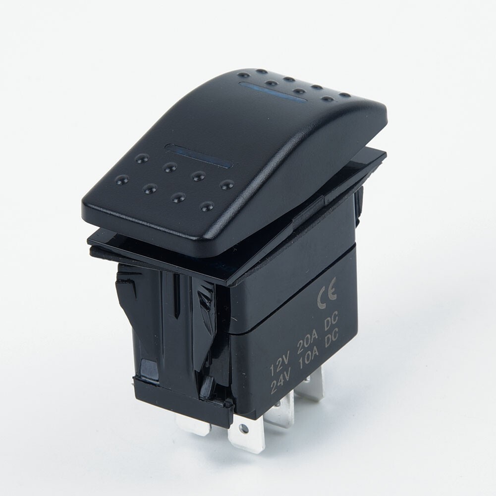 3 Way Rocker Switch 12v 6 Pin ON ON OFF DPDT Wiper Washer Rocker
