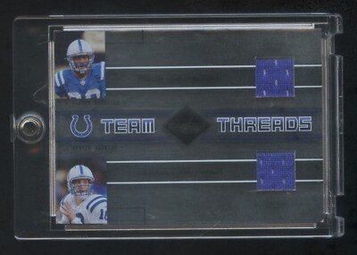 2004 L LIMITED QUAD GAME JERSEY /10 JOHNNY UNITAS-PEYTON MANNING-SHULA ...