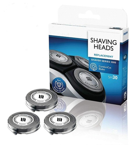 Philips Norelco SH30 Heads Replacement Shaving Heads Style Silver SH30 ...