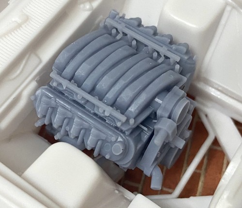 Resin Chevy LS3 engine for scale model cars, 1/24 1/25 | eBay