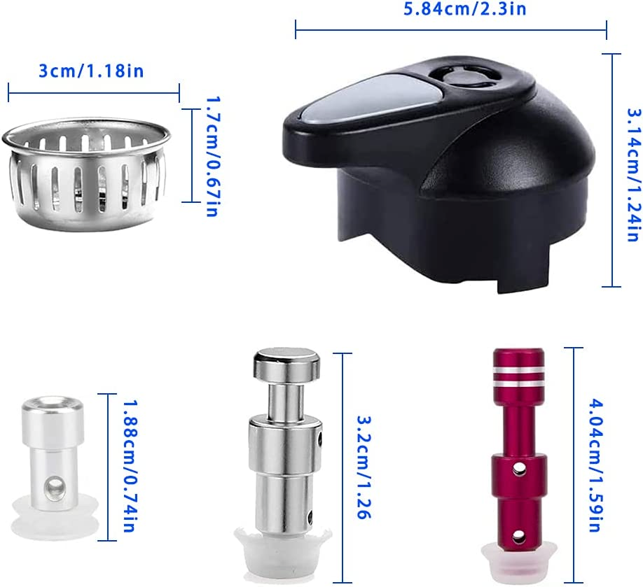 Steam Release Handle,Float Valve Parts with Anti-Block Shield for ...