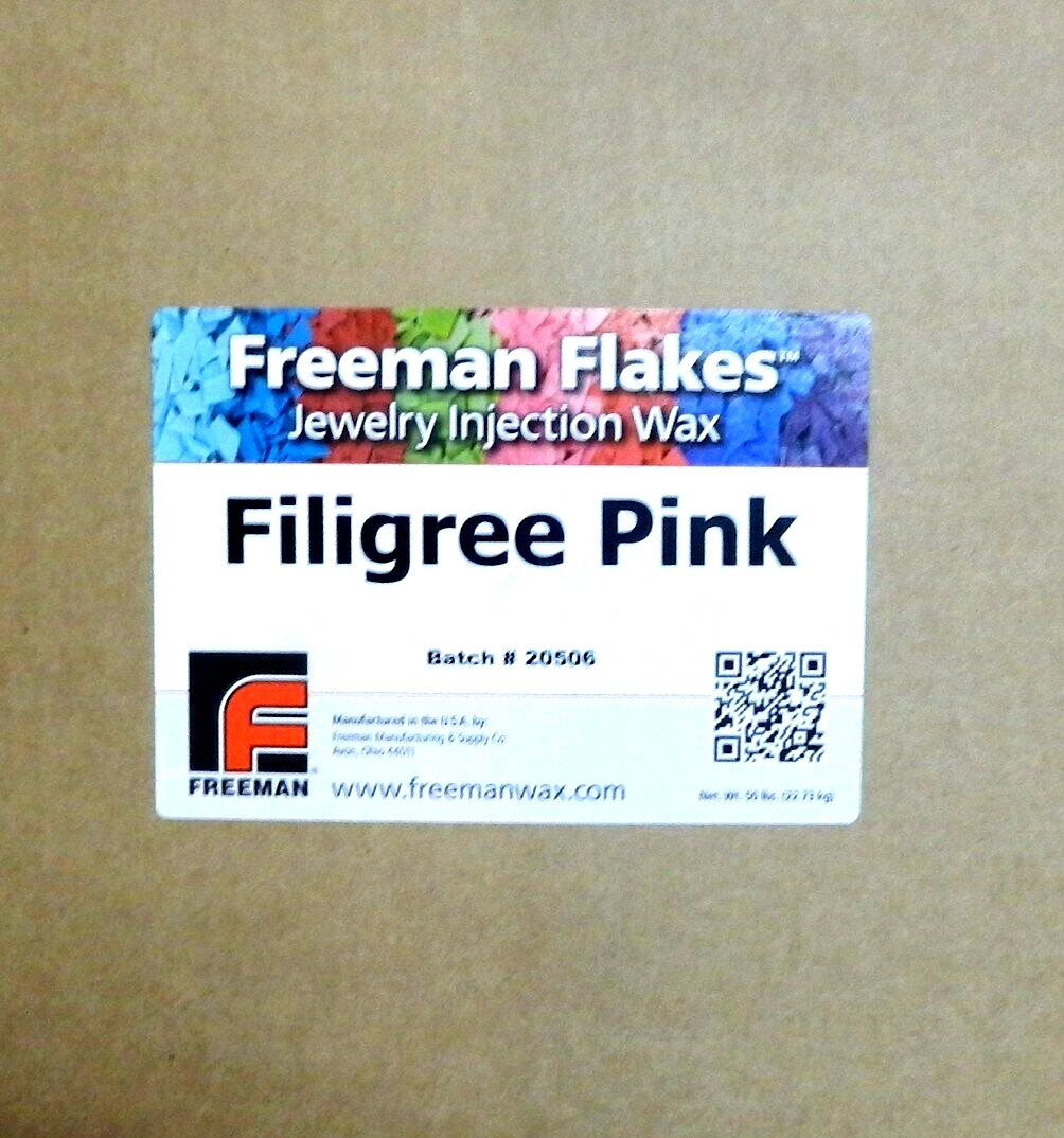 FREEMAN Pink Flakes Injection Wax Jewelry Lost Wax Casting Filigree ...