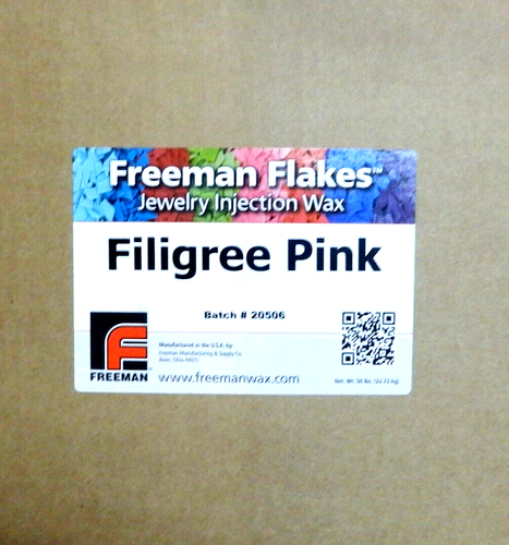 FREEMAN Pink Flakes Injection Wax Jewelry Lost Wax Casting Filigree ...