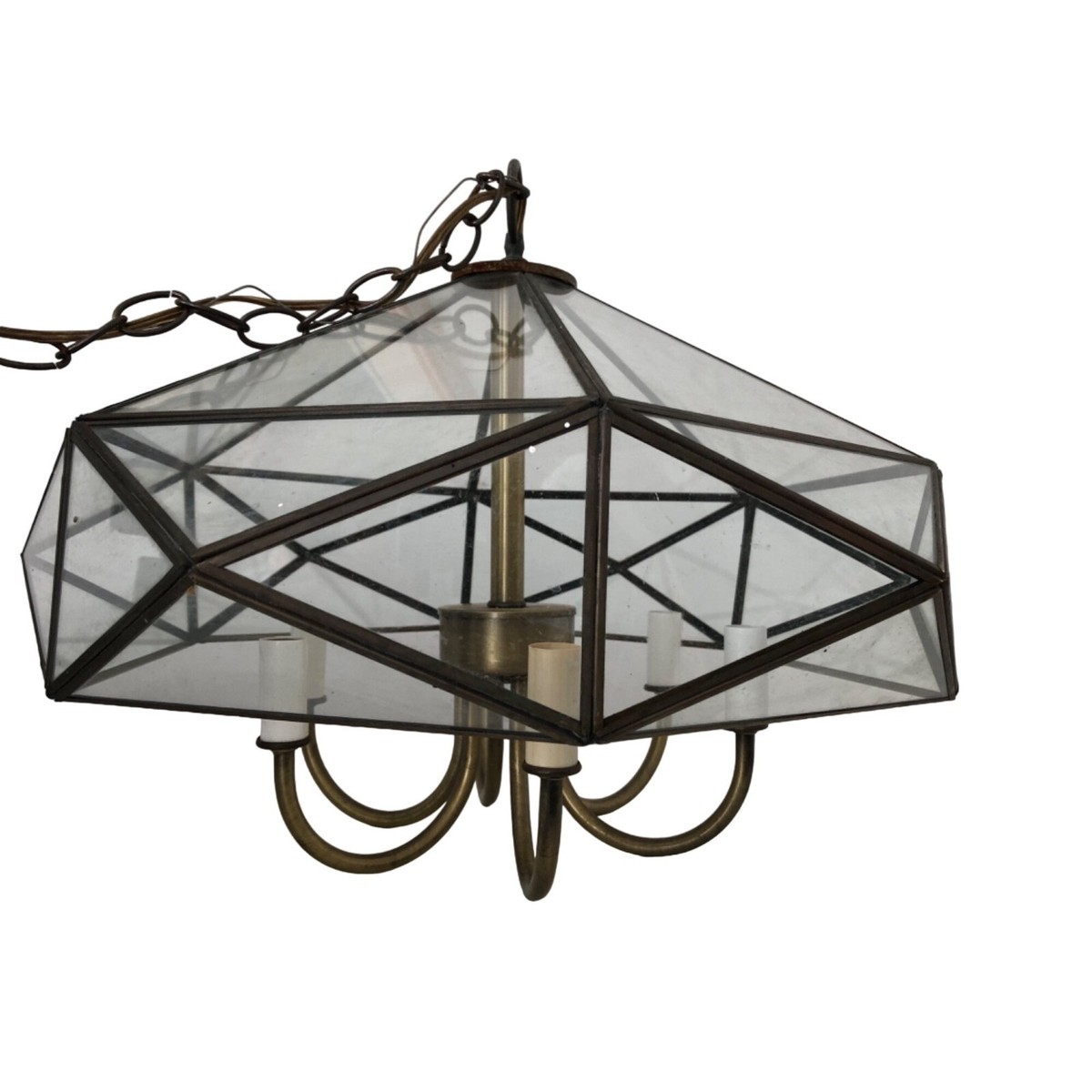 Octagonal Vintage Light Fixture