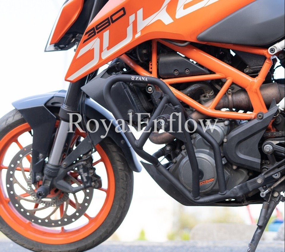 KTM Heavy Duty Matt Black Crash Guard for Duke 390 (2019 - 2022) - Exp ...