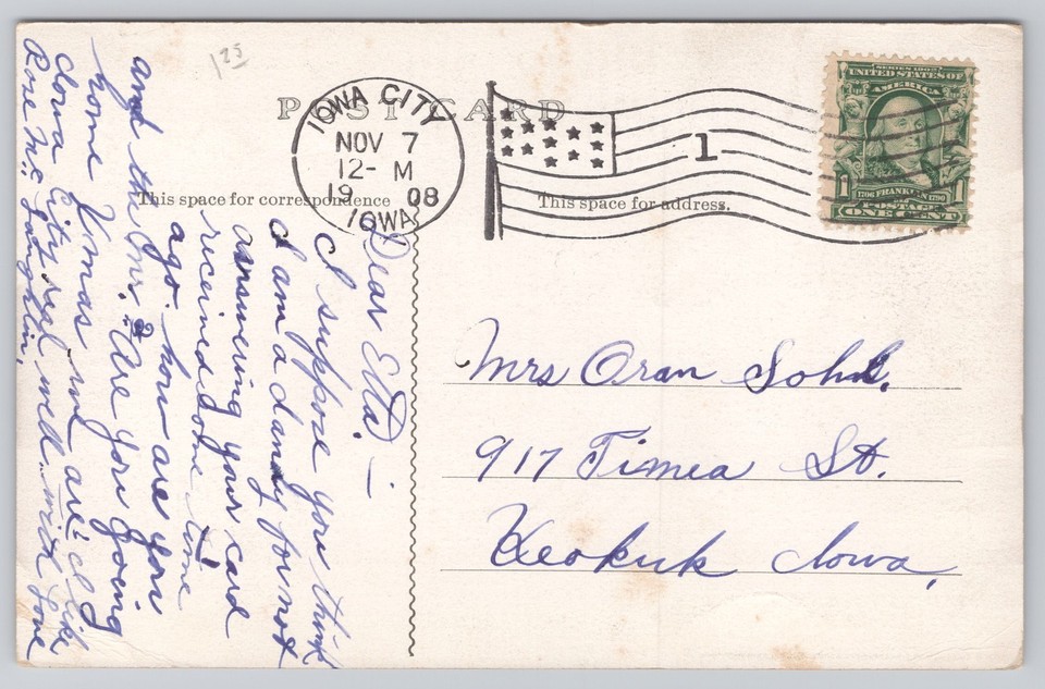 Vintage 1908 Country Club Iowa City Iowa Postcard Scenic River View | eBay