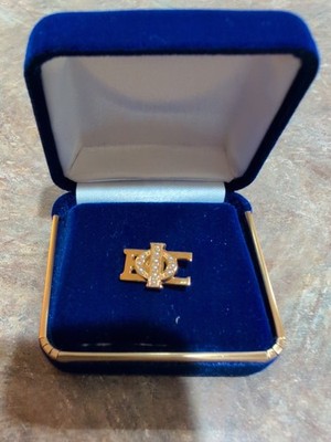 10K Gold Phi Beta Sigma Seed Pearls Pin | eBay