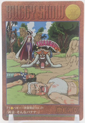Buggy Alvida One Piece 71 Visual Adventure Carddass frontispiece BANDAI ...