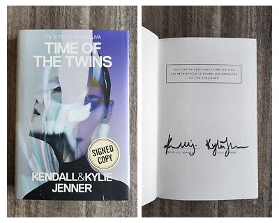 Kendall & Kylie Jenner Signed Time of the Twins Hardcover Book ...