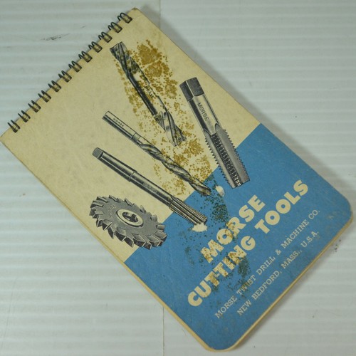 Vintage Morse Cutting Tools Machinist’s Practical Guide Massachusetts ...