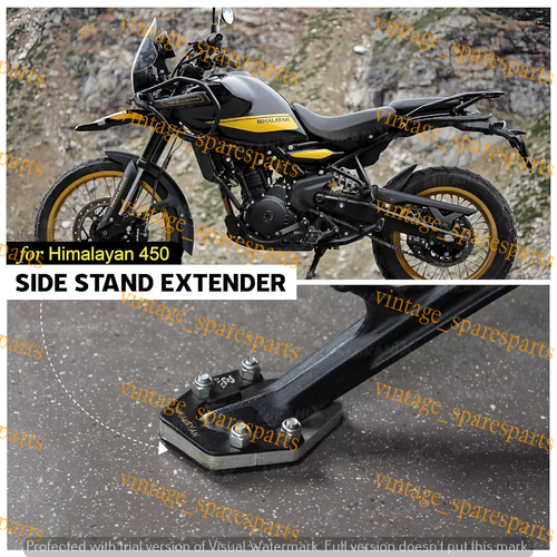 Side Stand Kickstand Shoe Extender Fit for Royal Enfield Himalayan 450 ...