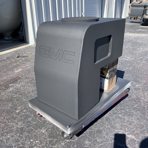 Custom Truck Rear Seat Center Console Subwoofer Box for JL Audio 12w7 ...