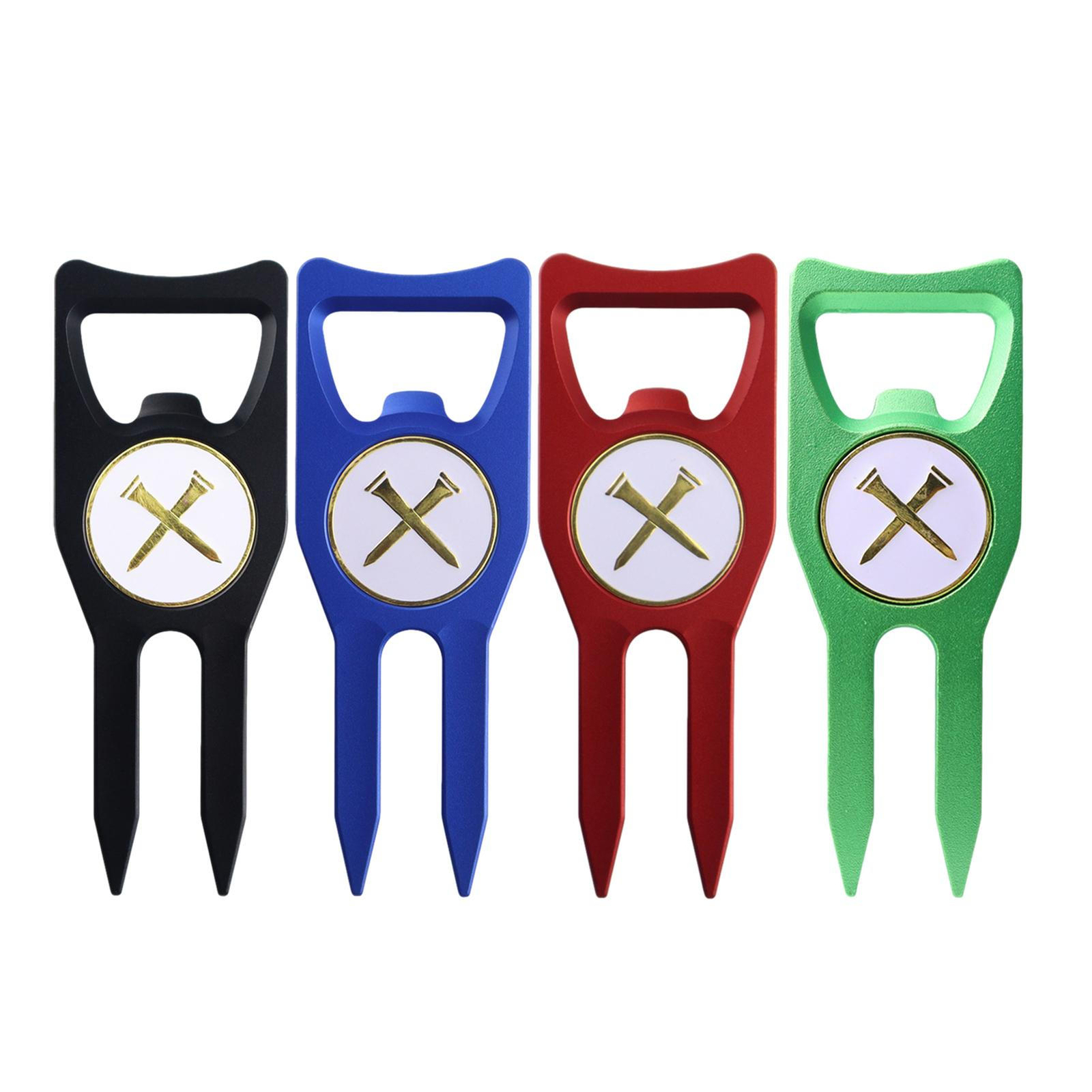 Aluminum Alloy Golf Divot Tool Golf Pitch Fork Smooth Edge Golf ...