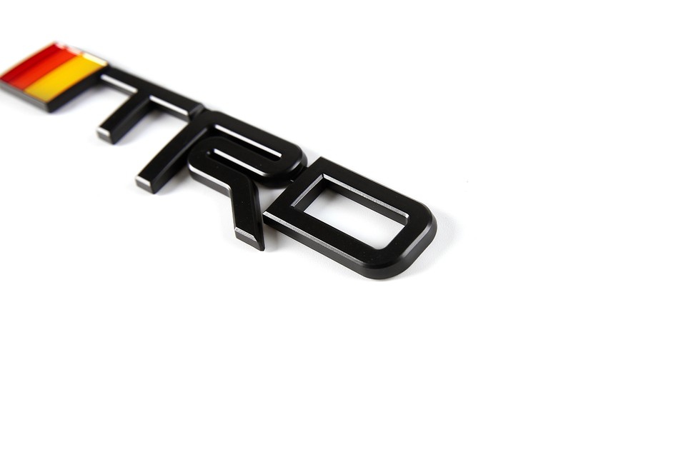 Tri-Color Badge Side Emblem Car Truck Accessories Rear Raised Decal ...