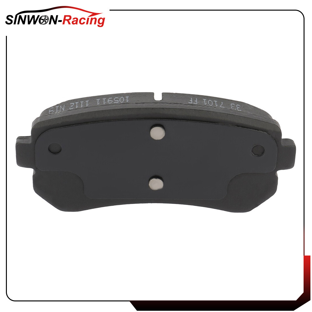 4PCS Rear Ceramic Brake Pads For Hyundai Sonata Tucson Elantra Accent ...