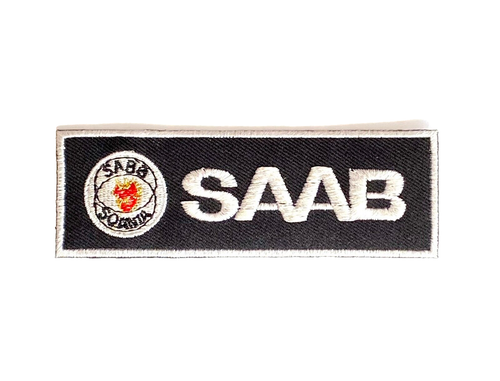 Embroidered Patch - Saab - NEW - Iron-on/Sew-on | eBay