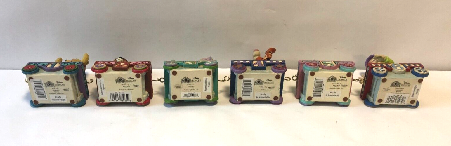Lot of 6 Disney Traditions Jim Shore Birthday Train Set Age 1 to 6 ...