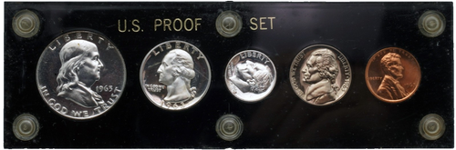 1963 US Proof Set Coins in Capital Case - Nice Cameo | eBay
