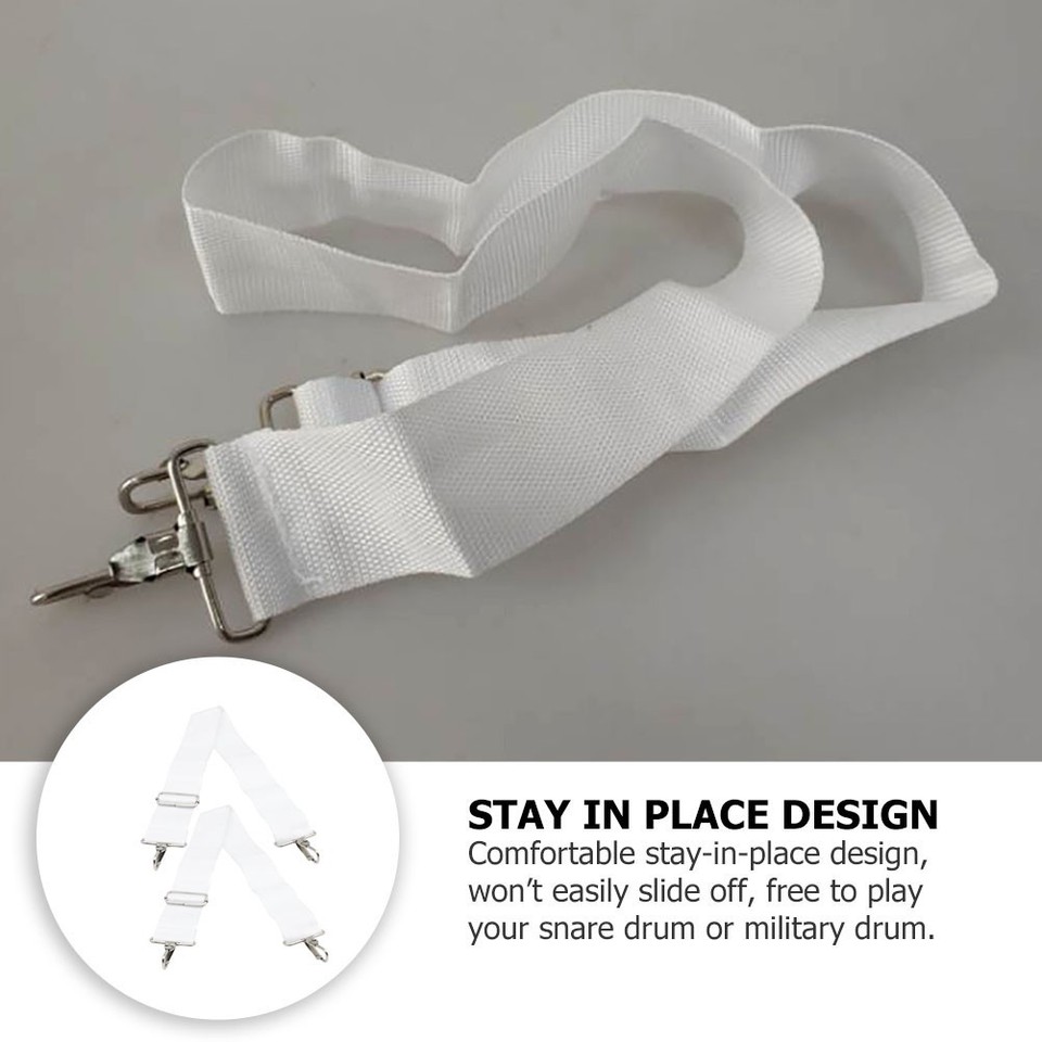 2 Pcs Snare Drum Adjustable Strap Musical Instrument Straps Sling ...
