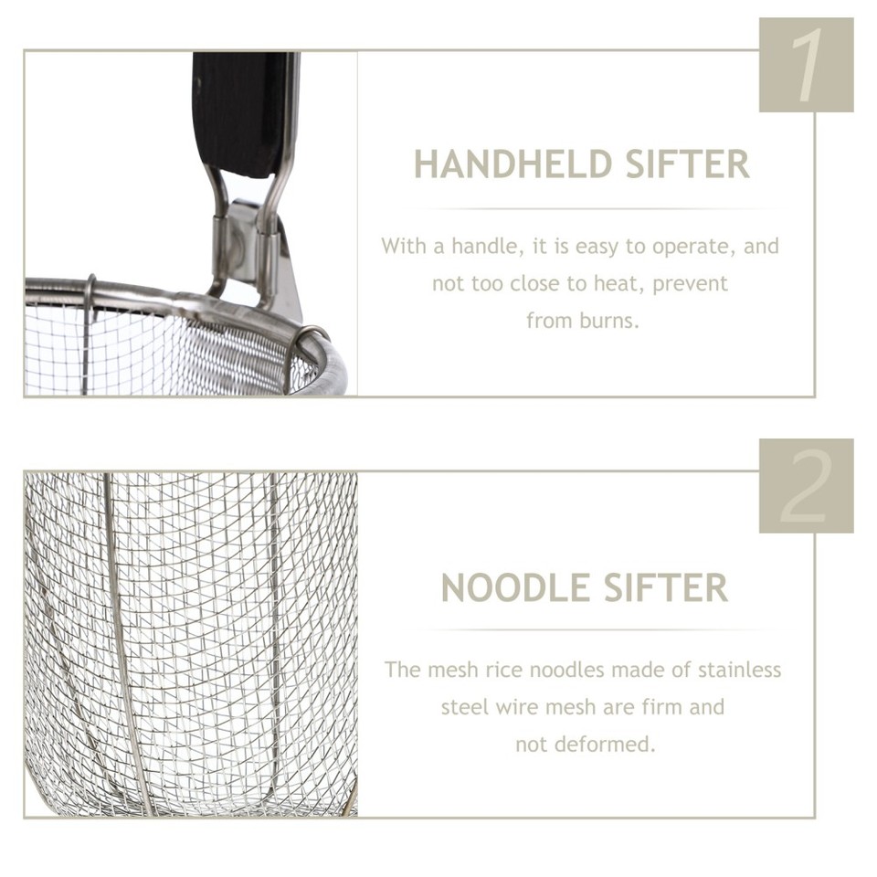 Convenient Noodle Straining Basket Practical Noodle Strainer Kitchen ...