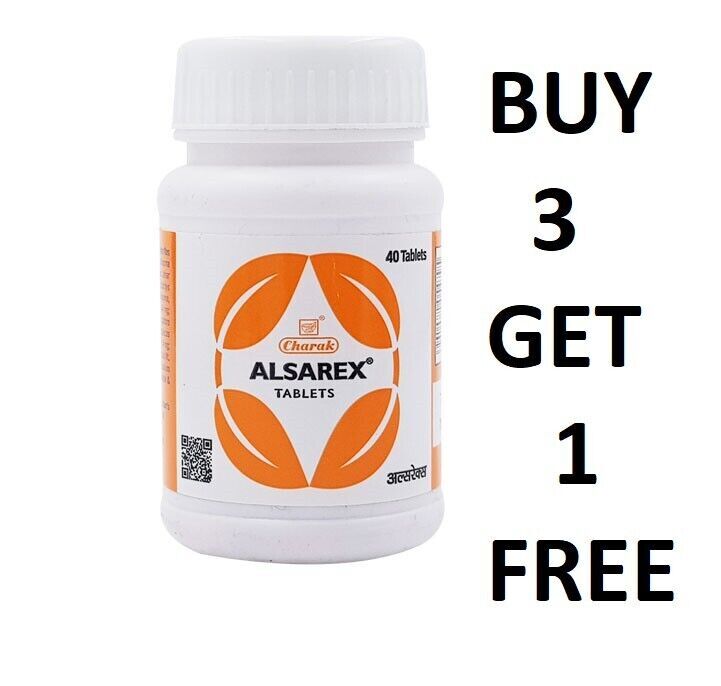 Charak Alsarex 40 Tablets Ayurveda Herbal Product | eBay