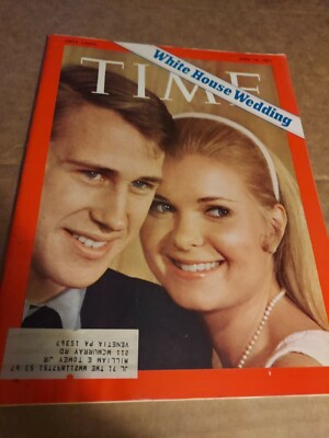 Vintage 1971 Time Magazine June 14 Issue "White House Wedding" | eBay