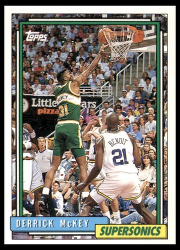 1992 Topps #27 Derrick McKey Seattle SuperSonics Basketball Card | eBay