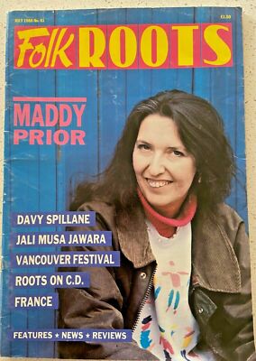 FOLK ROOTS Magazine July 1988 - MADDY PRIOR (Issue 61) | eBay