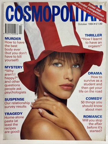 Cosmopolitan Magazine October 1994 Janny Brunt K D Lang 90's UK Vintage ...