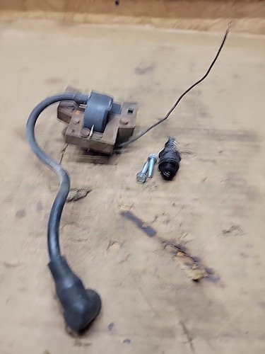 Vintage Briggs 5hp Horizontal Shaft Engine Coil & Plug Off Fun Power ...