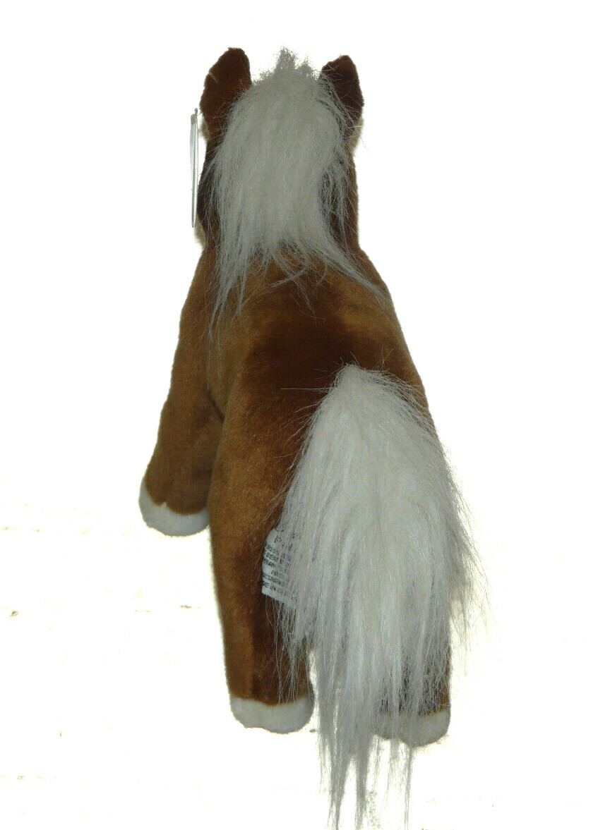 Russ Berrie Yomiko Classics Palomino Horse Plush 9.5" Lovey Brown White ...