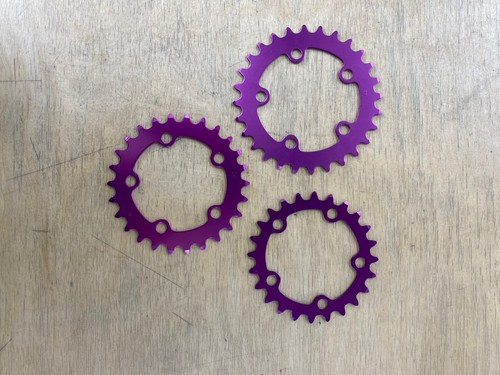 New Old Stock | 24T/26T/28T - 54 / 74 BCD Chainrings | PURPLE | eBay ...