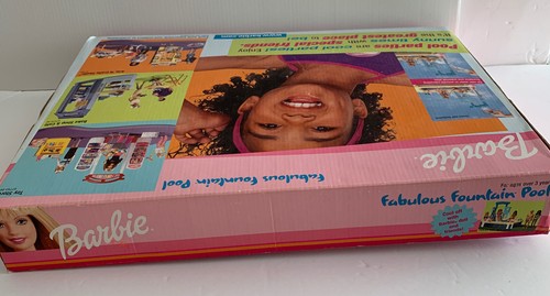 Barbie Fabulous Fountain Pool Playset 2002 Mattel 67390 for sale online ...