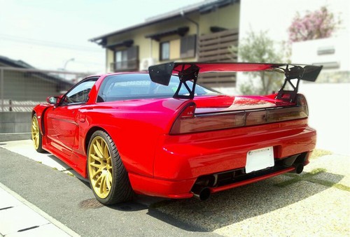 Rear GT Wing + Trunk Spoiler For Honda NSX NA1 NA2 VTX4 Type Carbon ...