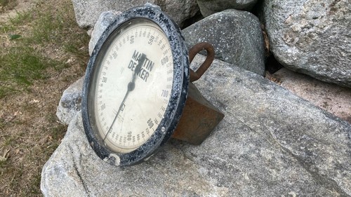 MARTIN DECKER 1000 LB Dial Crane Scale 1/2 Ton Metal Scrap Scale | eBay