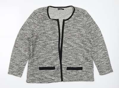 BM Collection Womens Grey Jacket Size L | eBay UK