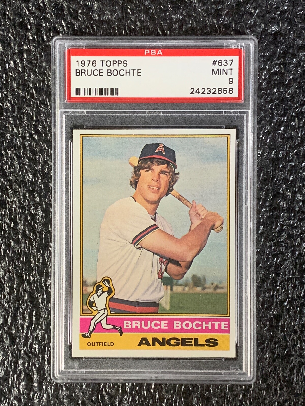 1976 Topps Baseball #637 Bruce Bochte PSA 9 | eBay