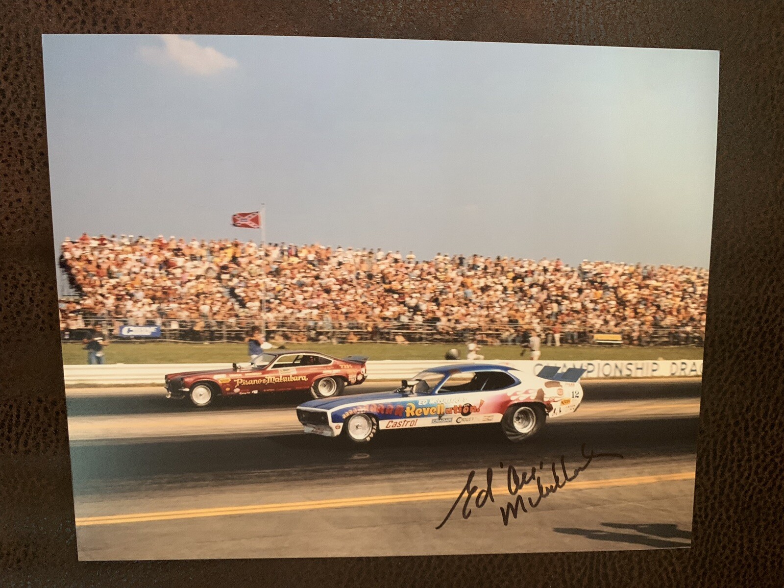 Ed "the Ace" Mcculloch Signed 8 X 10 Photo Nhra Legend Autographed | eBay