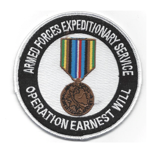4" COMBINED FORCES AFES OPERATION EARNEST WILL EXPEDITIONARY SERVICE ...