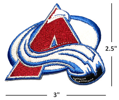 Colorado Avalanche Team Logo embroidered Iron on Hockey Patch High ...