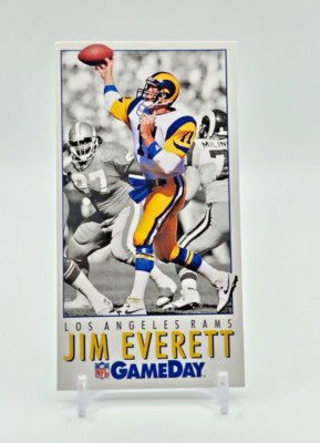 Jim Everett 1992 NFL Game Day #301 Los Angeles (LA) Rams INSERT (SP) | eBay