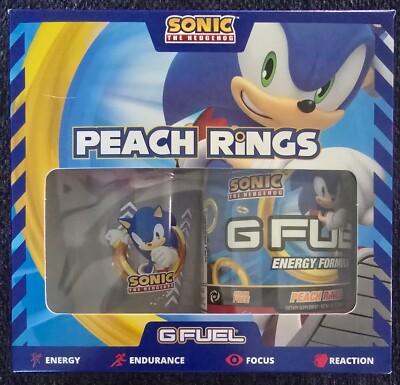 Sonic Peach Rings G Fuel Collectors Box - Includes Shaker and Tub ...